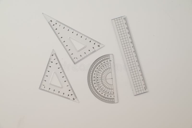 Ruler Metric at White Background. Stock Image - Image of circle ...