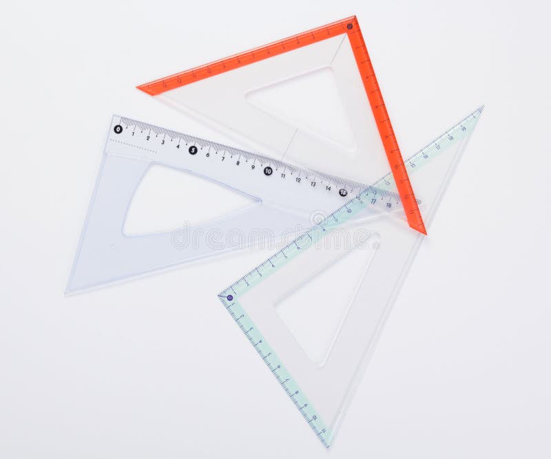 Ruler Metric at White Background Stock Image - Image of tool, ruler ...