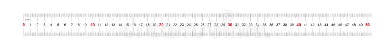 Ruler of 500 Millimeters. Ruler of 50 Centimeters. Calibration Grid ...