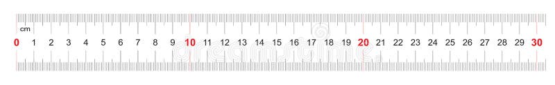 Ruler of 300 Millimeters. Ruler of 30 Centimeters. Calibration Grid ...