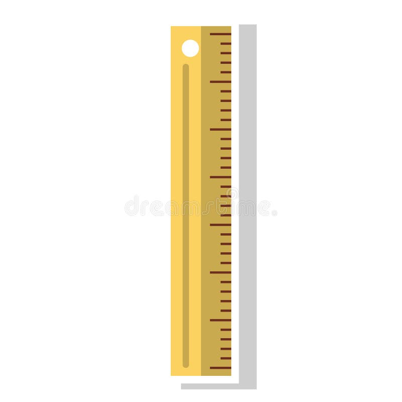 Ruler Object and School Tool Design Stock Vector - Illustration of ...