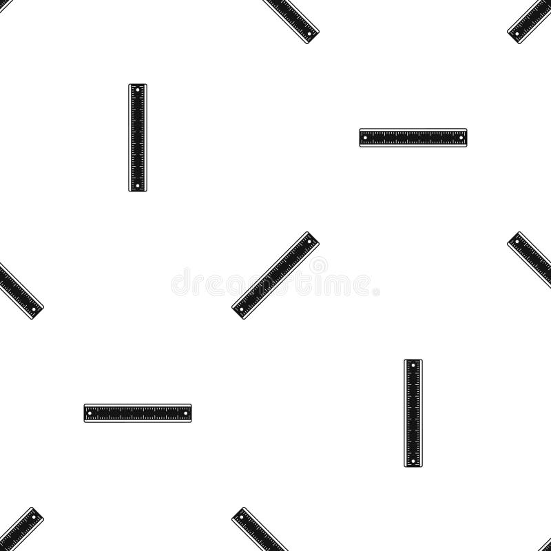 Ruler set pattern seamless stock vector. Illustration of drawing - 97642209