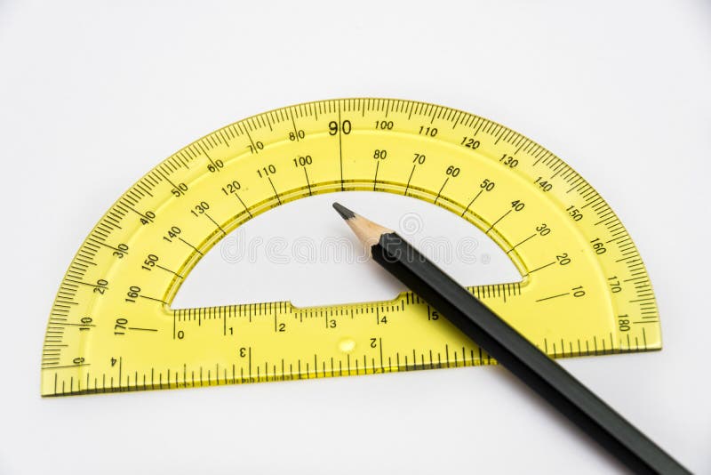 Ruler and Pencil for Study and Measurement Stock Photo - Image of ...
