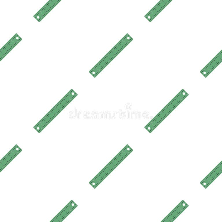 Ruler, Rectangular Shape Pattern Seamless Stock Vector - Illustration ...