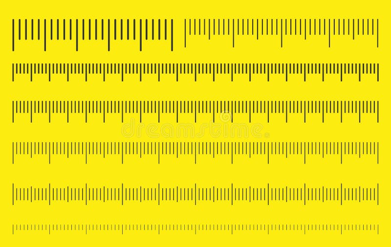 Ruler Scale Measure Line. Measurement Scale Texture Pattern. Vector ...