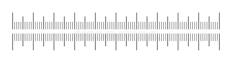 Ruler Scale 100 Mm without Numbers. Measuring Chart with 10 Centimeters ...