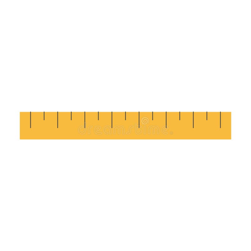 Ruler. School Supplies. Vector Illustration Stock Vector - Illustration ...