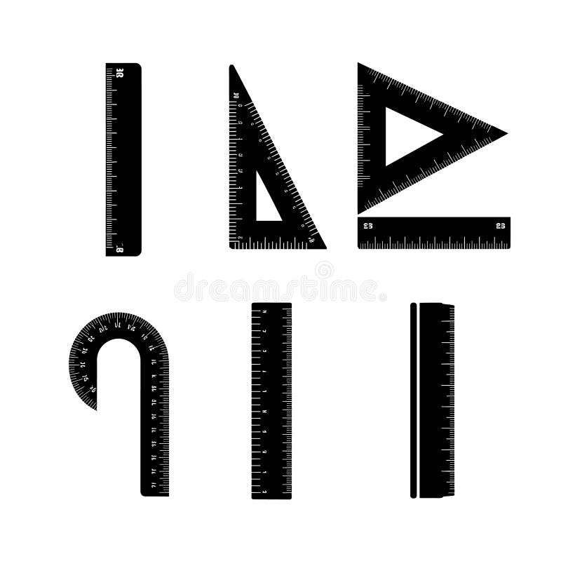 Ruler Silhouette Stock Illustrations – 7,477 Ruler Silhouette Stock ...