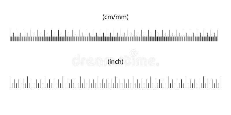 Ruler size indicators stock vector. Illustration of black - 115826582