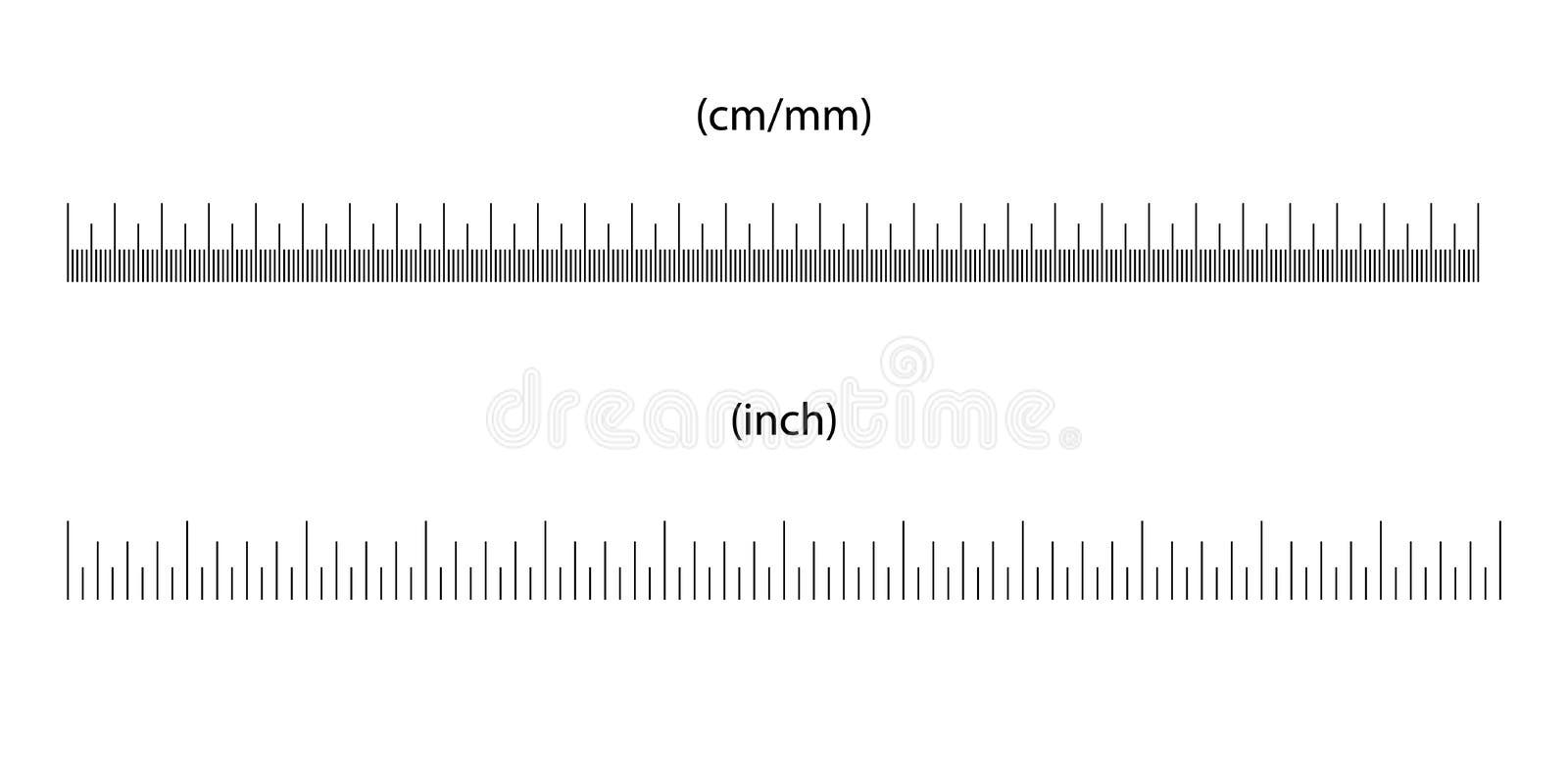 Ruler size indicators stock vector. Illustration of black - 115826582