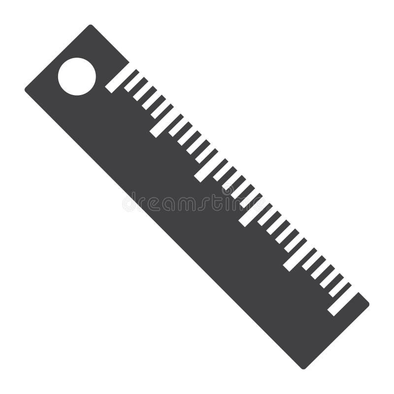 Ruler and Pencil Thin Line Icon, Instrument and School, Drawing ...