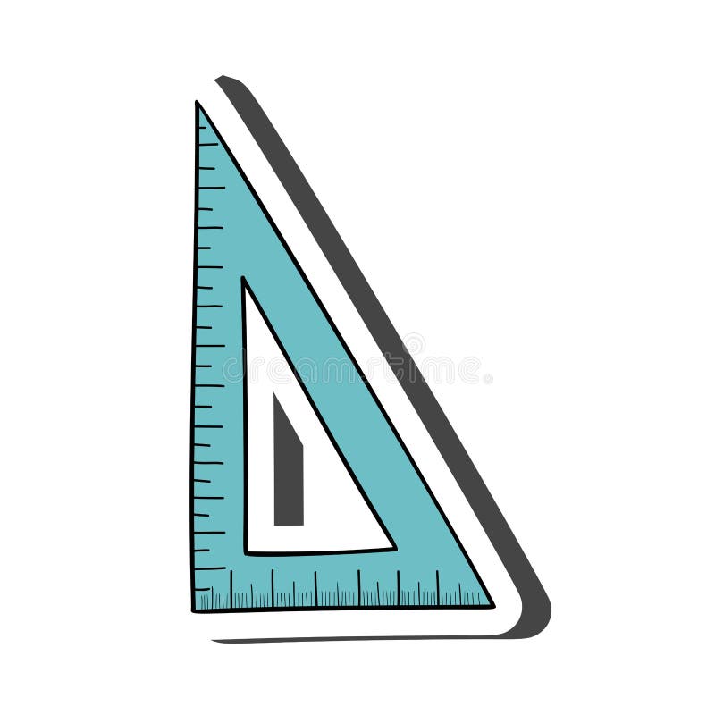 Ruler Sticker stock vector. Illustration of cateducation - 255456820