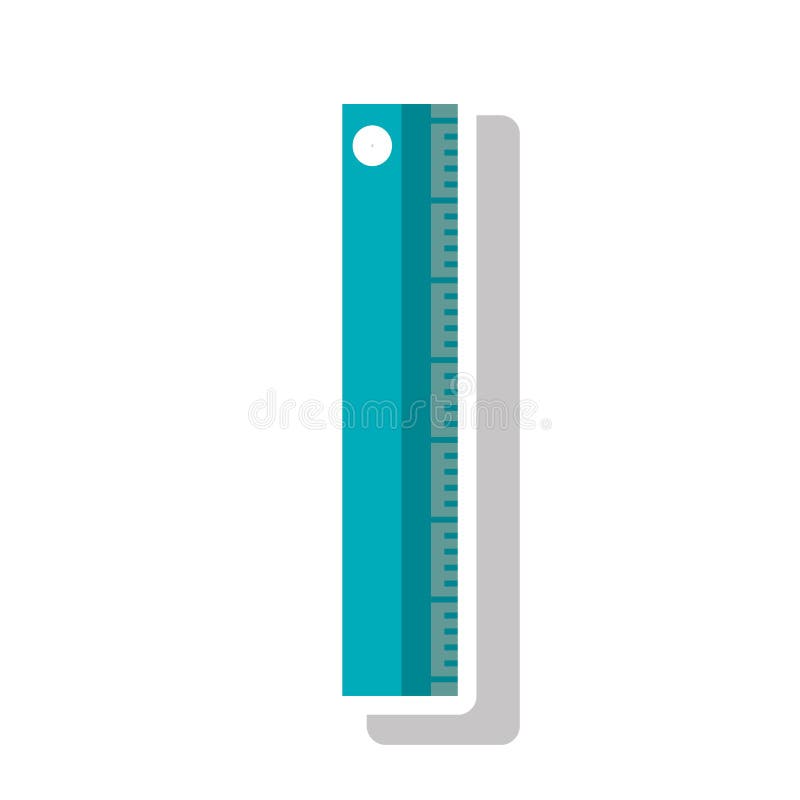 Ruler Supply for School Design Stock Illustration - Illustration of ...