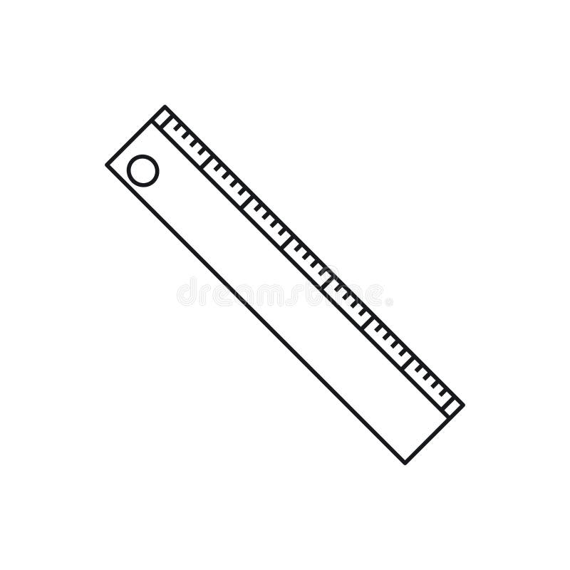 Ruler Supply for School Design Stock Illustration - Illustration of ...