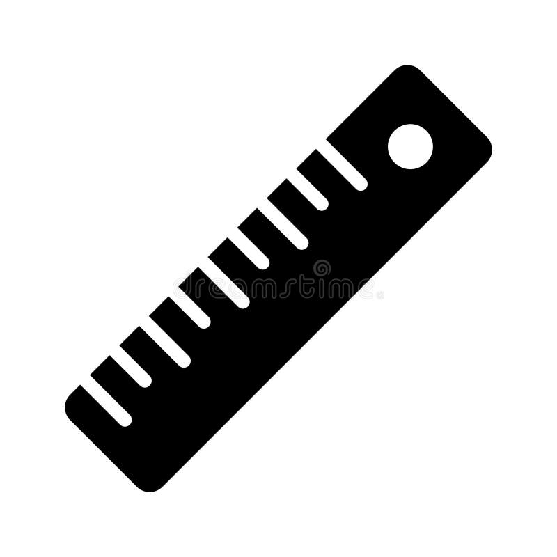 Ruler stock vector. Illustration of glyph, stationery - 330881694