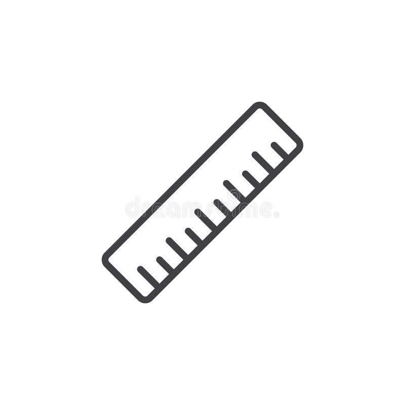 Measurement Ruler Outline Icon Stock Illustrations – 8,101 Measurement ...