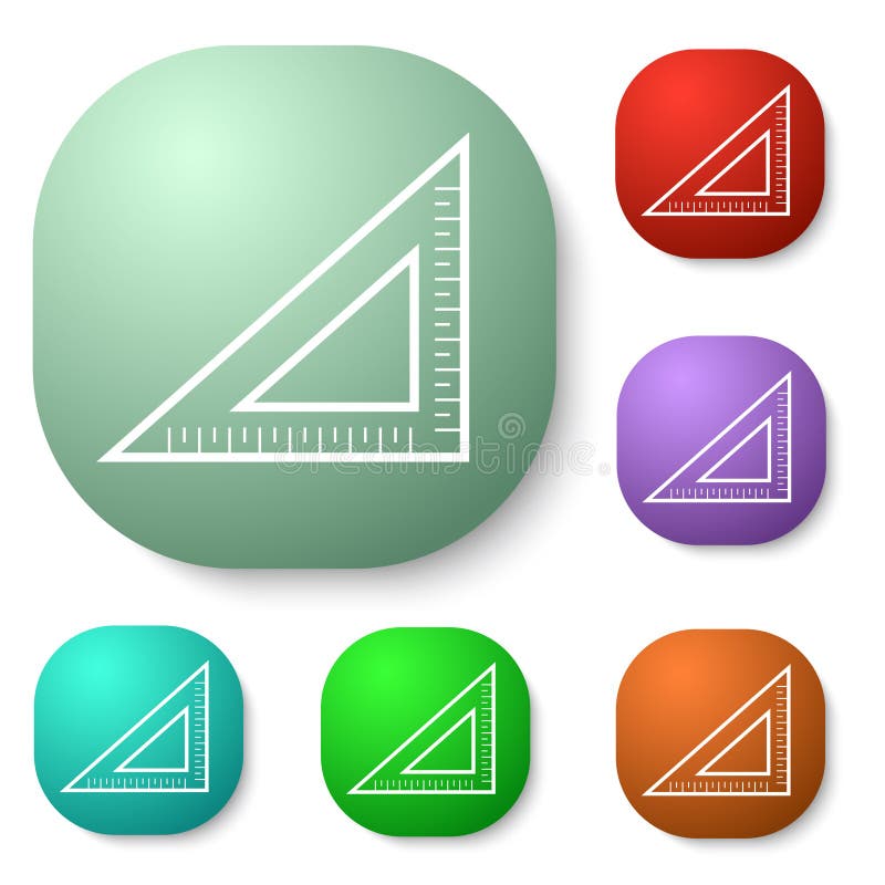 Ruler stock vector. Illustration of icon, education - 120858421