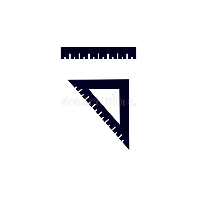 Ruler Vector Design Template Illustration Stock Vector - Illustration ...