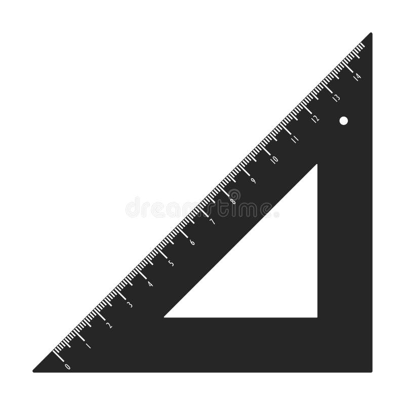 Ruler Vector Icon.Black Vector Icon Isolated on White Background Ruler ...
