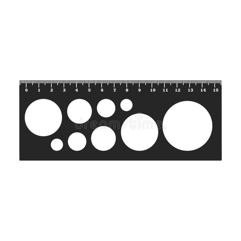 Ruler Vector Icon.Black Vector Icon Isolated on White Background Ruler ...