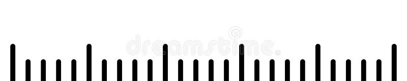 Ruler Vector Icon. Black Size Symbol. Measure Sign Stock Vector ...