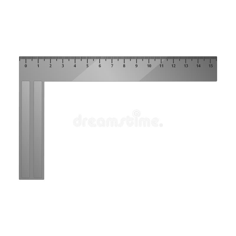 Ruler Vector Illustration on White Background. Vector Outline Set Icon ...