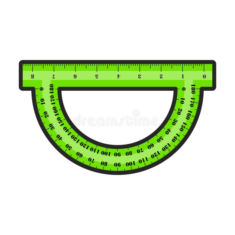 Ruler Vector Illustration on White Background. Vector Outline Set Icon ...