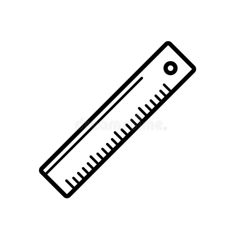 Ruler - vector icon stock vector. Illustration of ruler - 355964792