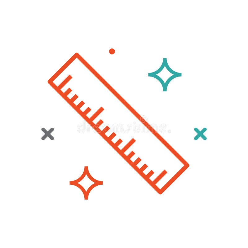 Ruler. Vector Illustration Decorative Design Stock Vector ...