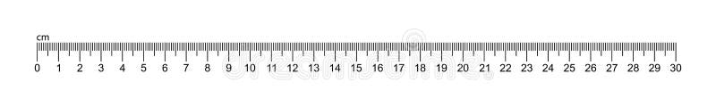 Ruler Vector Measurement Isolated White. Horizontal Inch Ruler Line ...