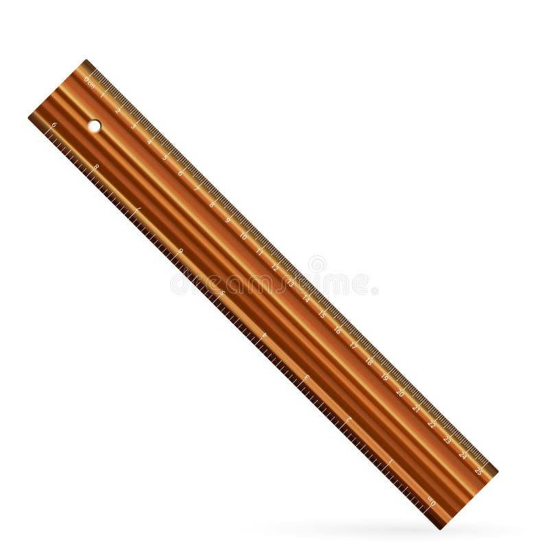 Wooden ruler instruments stock vector. Illustration of geometric - 34141124