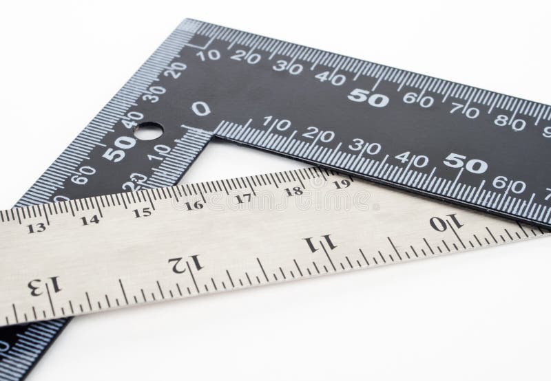 Close up of a wood ruler stock photo. Image of object - 35706876