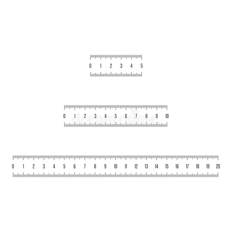 Rulers grid set. stock vector. Illustration of number - 292252392
