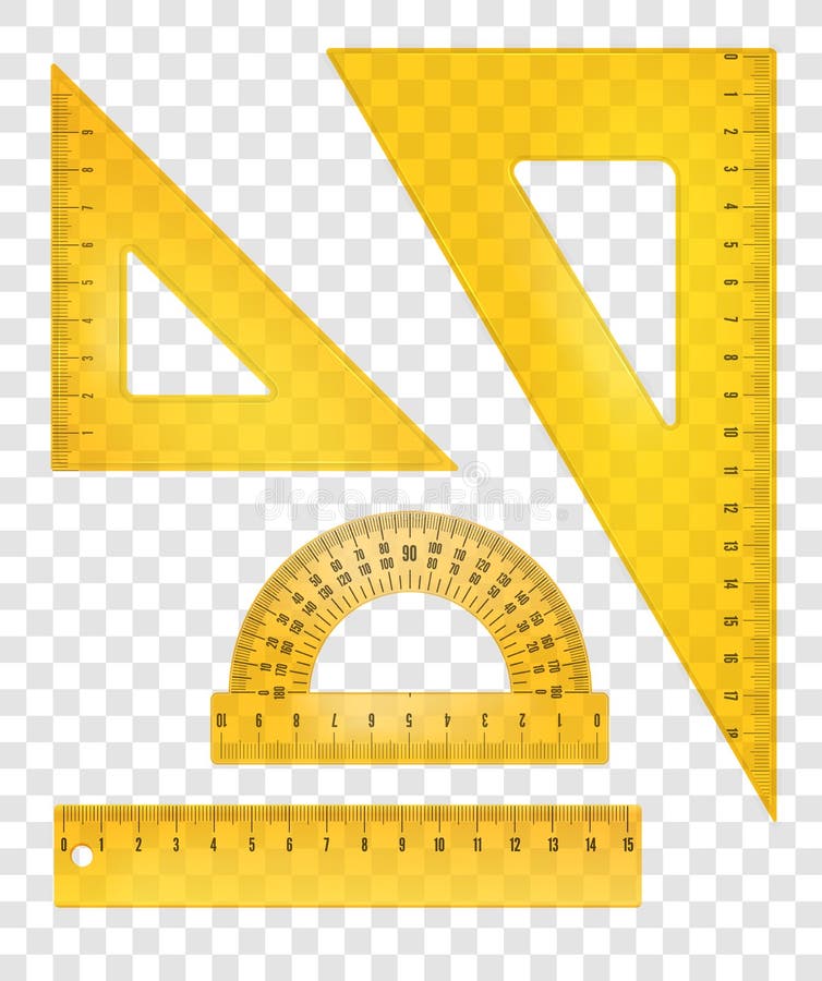 Rulers and triangles stock vector. Illustration of draw - 75926711