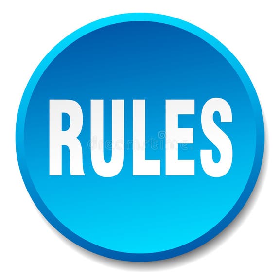 Rules button stock vector. Illustration of rules, shiny - 122705226