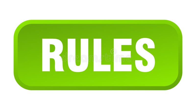 Rules Button. Rules Square 3d Push Button Stock Vector - Illustration ...
