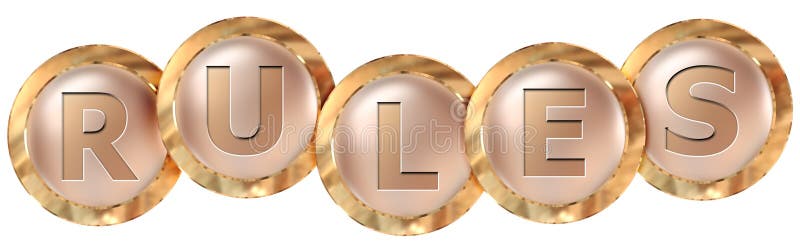 Rules tag banner stock illustration. Illustration of graphic - 112114399