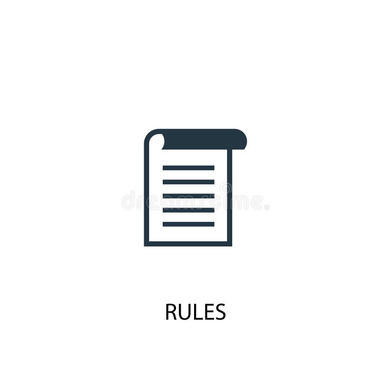 Rules Icon Vector from American Football Concept. Thin Line ...