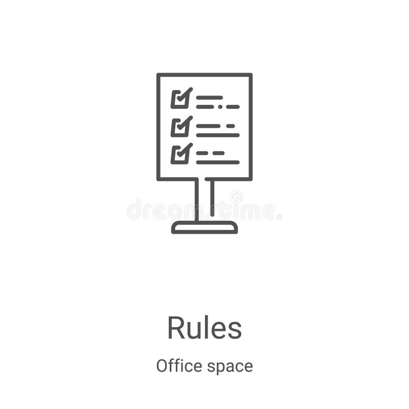 Rules in Office Concept, Vector Illustration. Legal Law Corporate ...