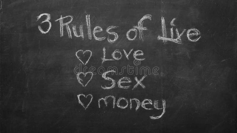 3 rules of live stock photo. Image of design, social - 110437478