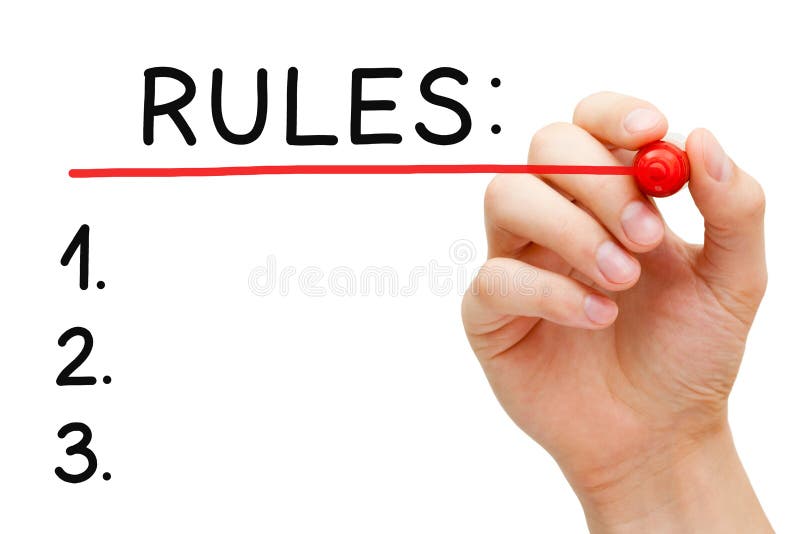 Know the Rules Sticky Note stock photo. Image of phrase - 30378350