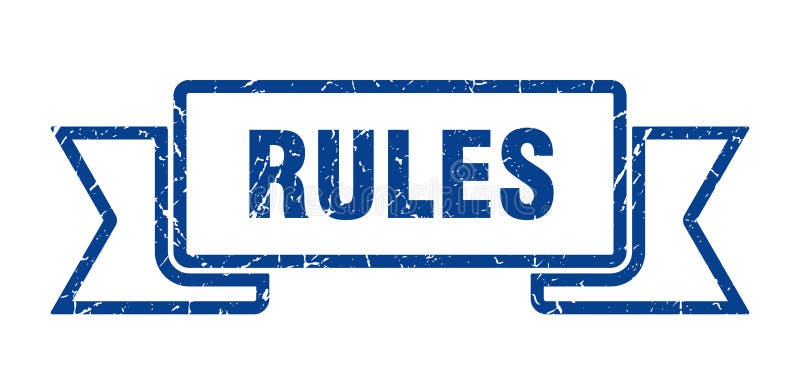 Rules ribbon. stock vector. Illustration of seal, vector - 153620179