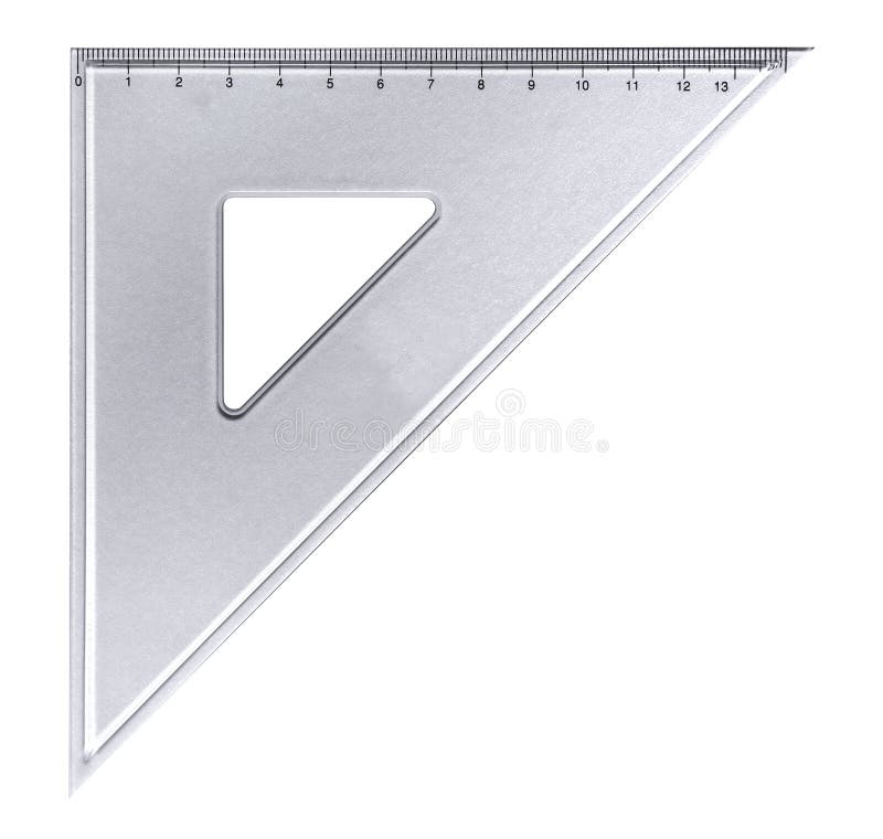 Rullers for Mathematics and Geometry in School Stock Photo - Image of ...