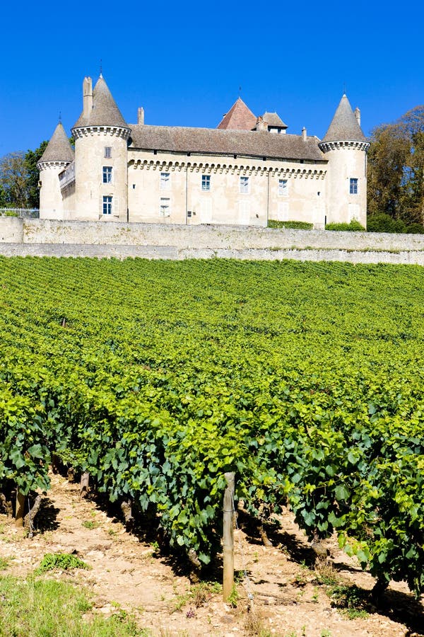 Rully Palace in Burgundy stock image. Image of historic - 12940923