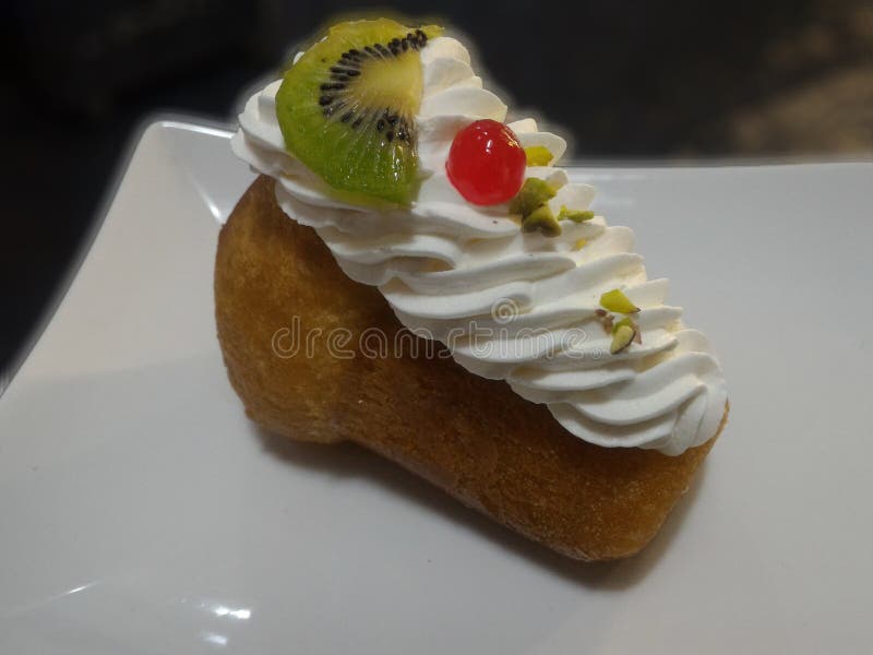 Rum baba Sicilian pastry stock photo. Image of sweet - 86582824