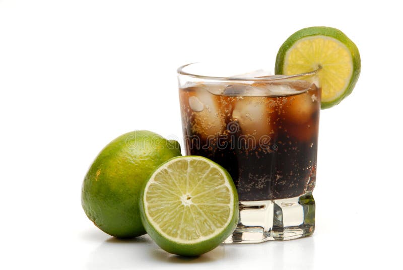 Rum and coke stock photo. Image of liquor, citrus, alcoholic - 9797536