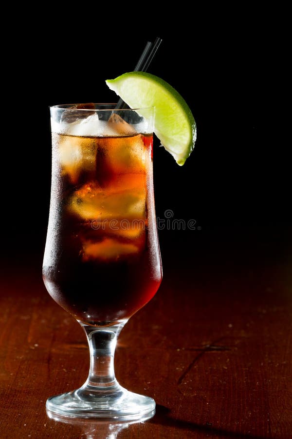 Rum and cola stock image. Image of refreshment, cuba - 32750571