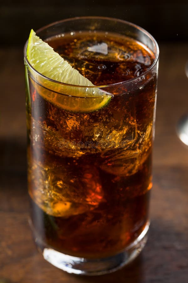 Rum and Cola Cuba Libre stock image. Image of party, libre - 56131335