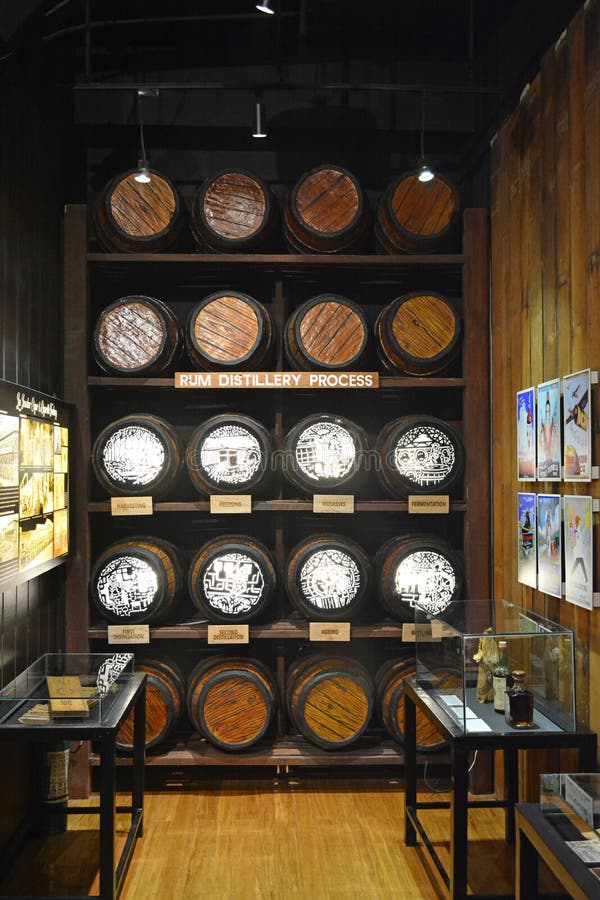 Rum Distillery Process at Chinatown Museum in Manila, Philippines ...