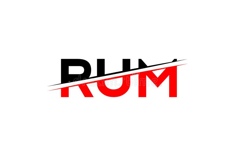 RUM Letter Logo Redefining Style with Bold Typography, Unique Identity ...